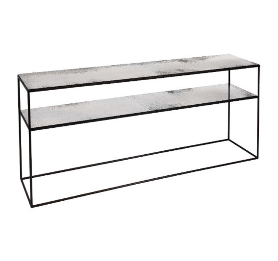 Aged sofa console - Charcoal – LIVING.KY