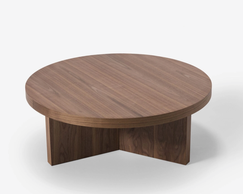 Essential Coffee Table - Round - Walnut – LIVING.KY