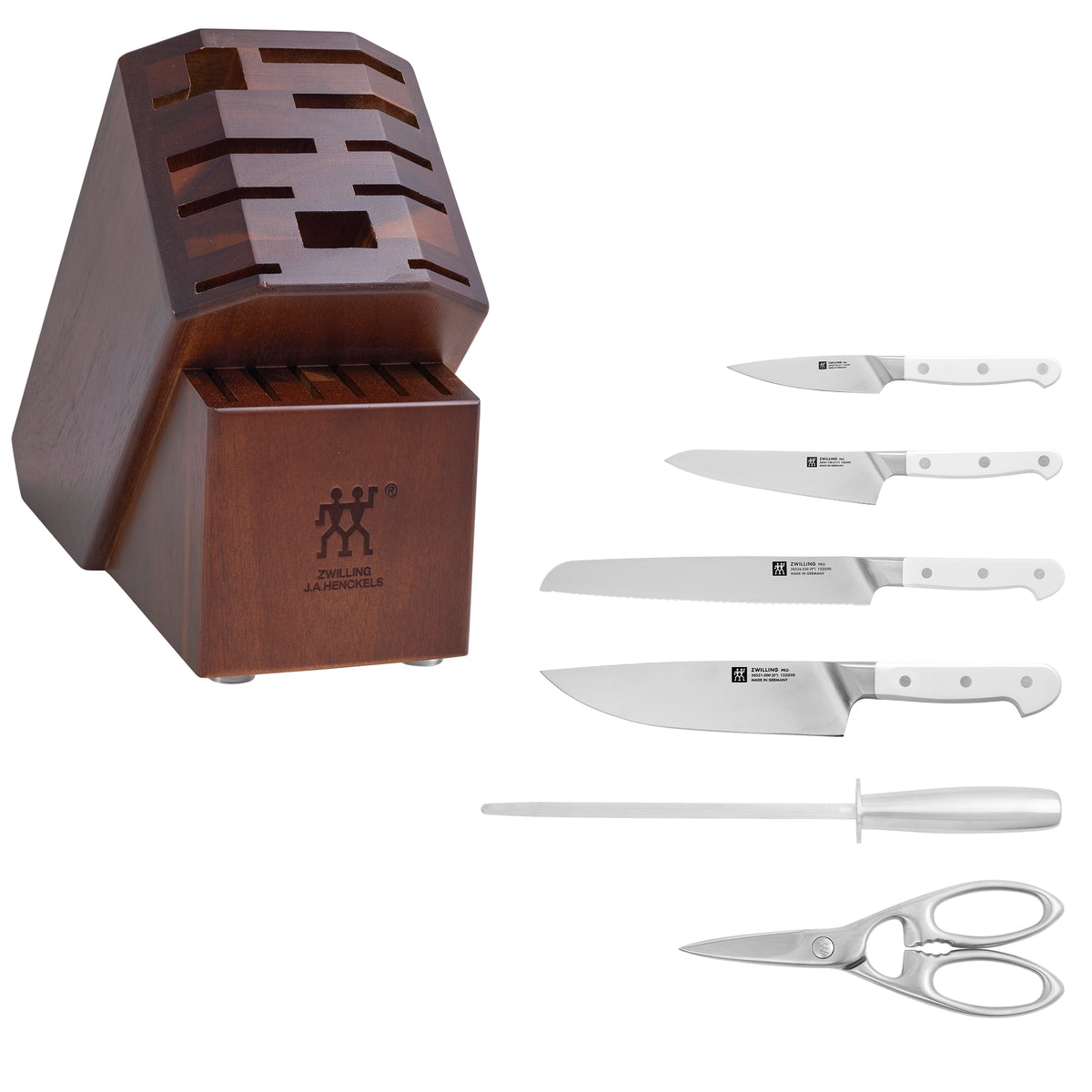 Pro Le Blanc - 7pc Block Set with Acacia Block – LIVING.KY