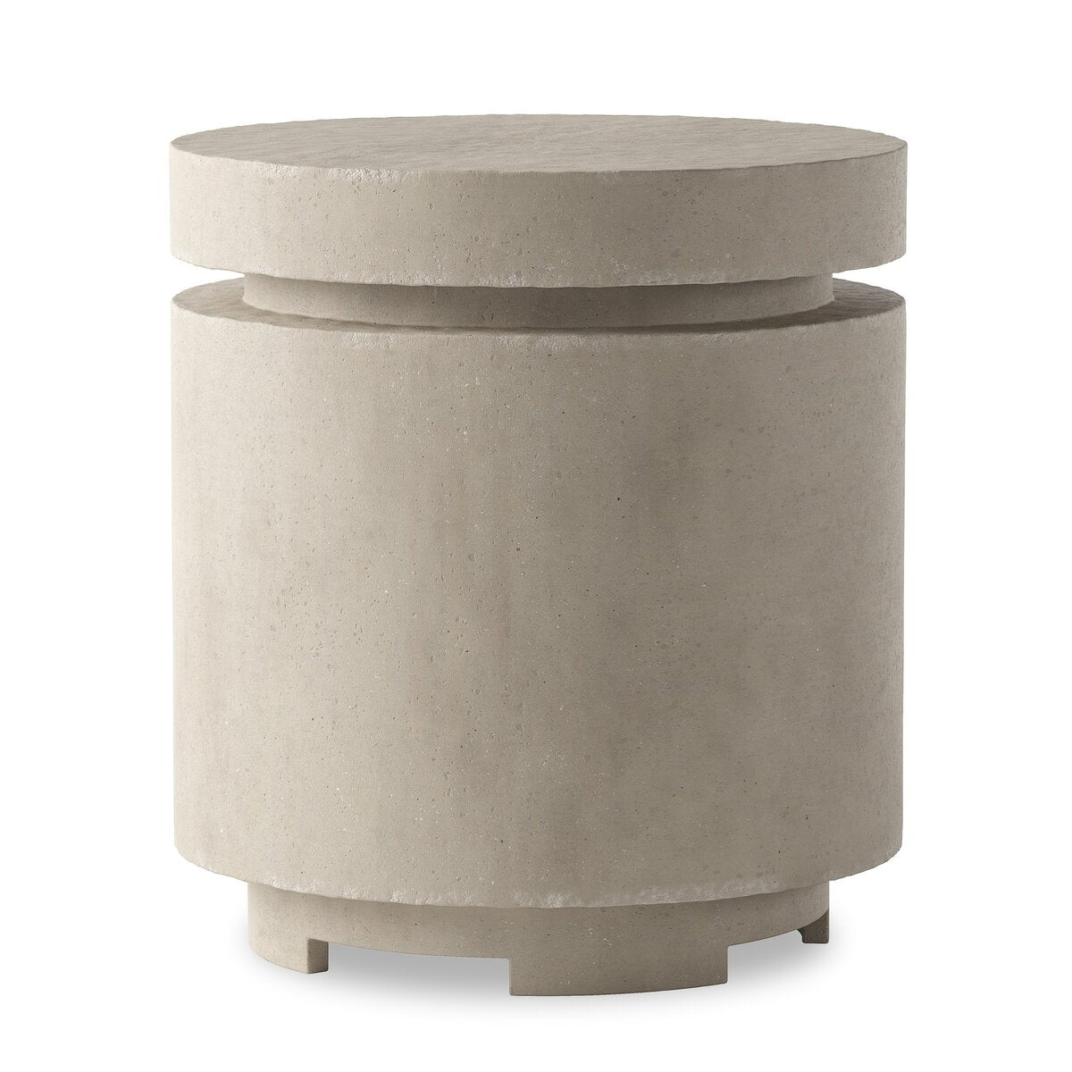 Higgins Outdoor Round Propane Enclosure - Natural Concrete – LIVING.KY