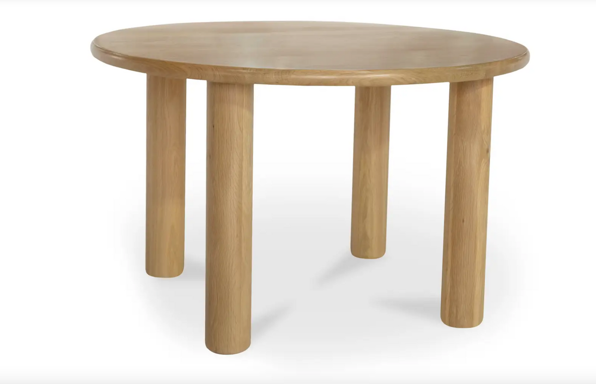 Milo Round Dining Table Oak – LIVING.KY