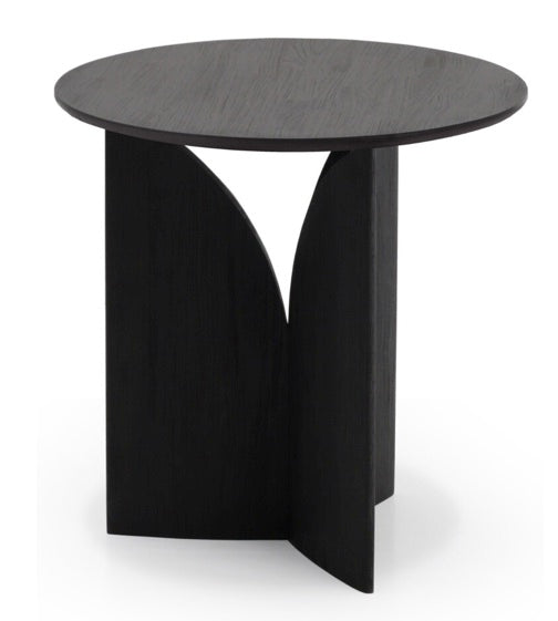 Fin Side table - Black Teak – LIVING.KY