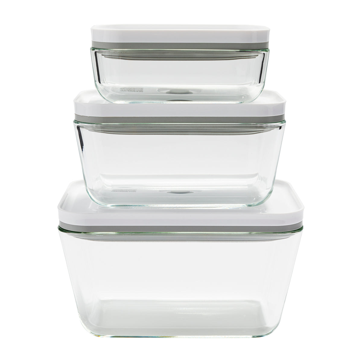 Fresh & Save - Rectangular Glass Vacuum Container Set – LIVING.KY