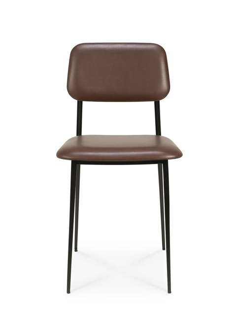DC dining chair - chocolate leather – LIVING.KY